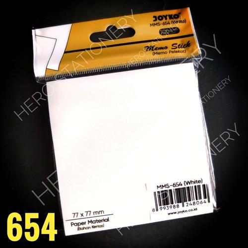 Jual Memo stick kertas sticky note joyko putih polos MMS-654 - Jakarta ...