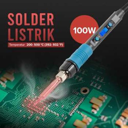 Jual SOLDER LISTRIK LCD DIGITAL 100W 80W 60W ADJUSTABLE SOLDER KIT SET ...