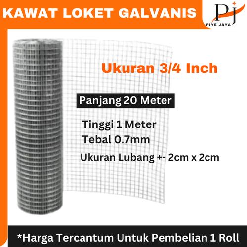 Promo Kawat Ram Loket Wiremesh Putih Galvanis Rooster Teralis Jaring ...