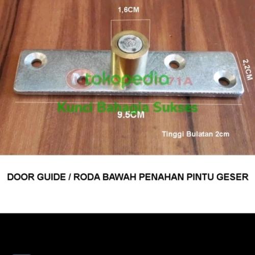 Jual DOOR GUIDE KUNINGAN / PENAHAN PINTU/ SLIDING RODA BAWAH SIZE BESAR ...