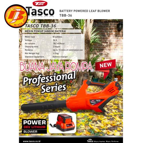 Jual MESIN BLOWER CORDLES TASCO TBB 36 MESIN PENIUP ANGIN BATTERY ...