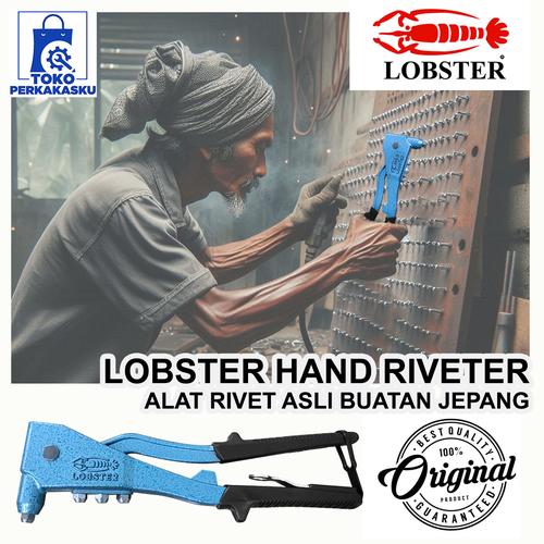 Promo ORIGINAL | ASLI JEPANG !! | LOBSTER HAND RIVETER | ALAT RIVET ...