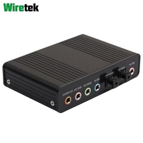 Jual USB OPTICAL SOUND CARD EXTERNAL 6 CHANNEL WIRETEK TERBARU - Kota ...