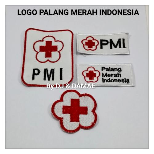 Jual LOGO PMI Atribut Palang Merah Indonesia - KOTAK KECIL TEX - Kab ...