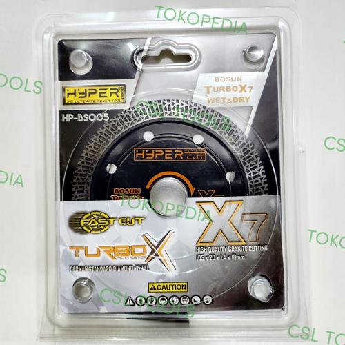 Jual HYPER X7 Diamond Wheel Granit Cutting / Mata Pisau Potong Granite ...