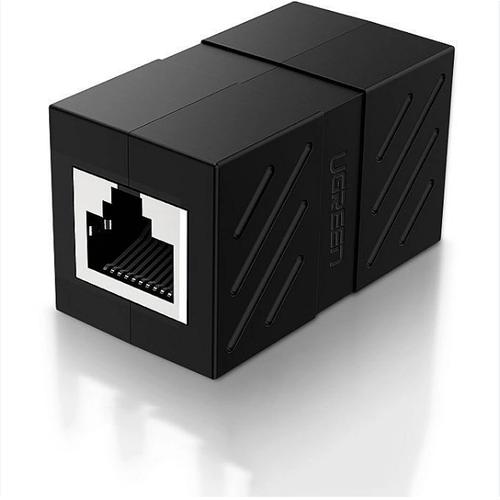 Jual UGREEN BAREL UTP RJ45 20390 COUPLER FEMALE TO FEMALE BLACK - Kota ...