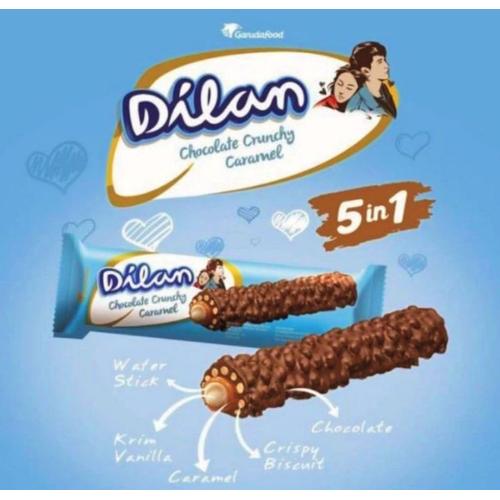 Jual Dilan Chocolate Crunchy Krunci Kranci Karamel Caramel Coklat dan ...