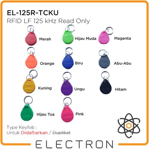 Jual RFID LF 125 kHz Keychain Proximity Tag Gantungan Kunci TK4100 ...