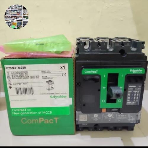 Jual MCCB SCHNEIDER NSX250N 250A 3P3T TM 250D C25N3TM250 MCCB NSX TIPE ...