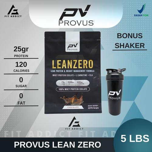 Jual PROVUS LEAN ZERO 5 LB LBS 5LB 5LBS 100% WHEY PROTEIN ISOLATE ...