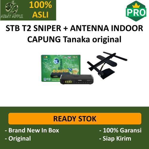 Jual PAKET STB T2 SNIPER + ANTENNA INDOOR CAPUNG Tanaka original ...