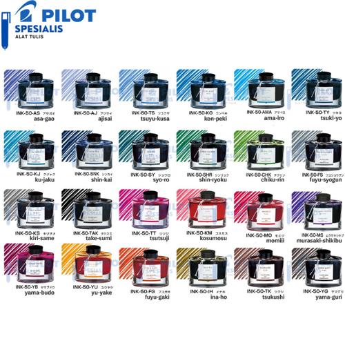 Jual PILOT Fountain Pen Ink Iroshizuku 50ml / Tinta Fountain Pen Pilot ...