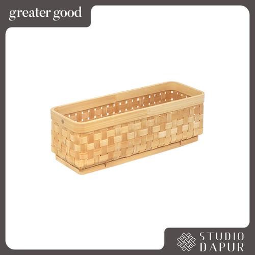 Jual Studio Dapur - Basic Basket in Small B / Keranjang Anyaman Bambu Ukuran Kecil - Jakarta ...