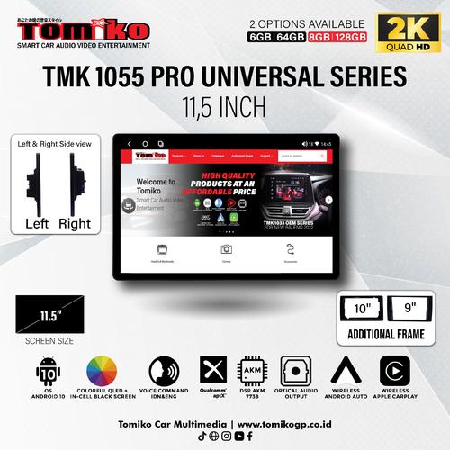 Promo Tomiko Head Unit Android TMK 1055 PRO Universal Series 11.5 Inch ...