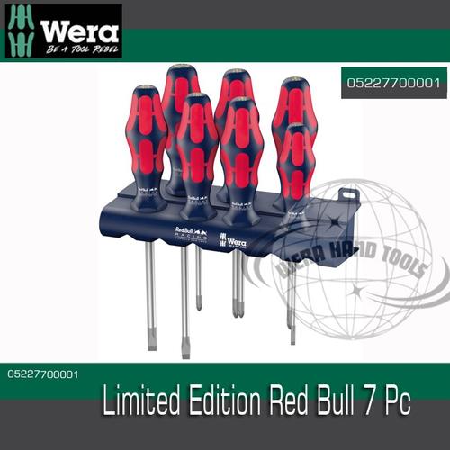 Jual Obeng Racing Set Wera 05227700001 Limited Edition Red Bull 7 Pc ...