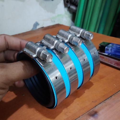 Jual Klem claim coupling cip cast iron 2" inch DN50 model garis biru 4 ...
