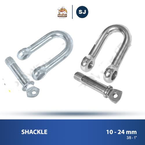 Jual Shackle 6mm - 1/4" / 10mm - 3/8" / 12mm - 1/2" / 20 mm - 3/4 ...