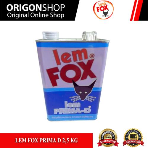 Jual Lem Fox Prima D Gallon 2.5 kg Lem HPL Lem Kayu Lem Karet - Jakarta ...