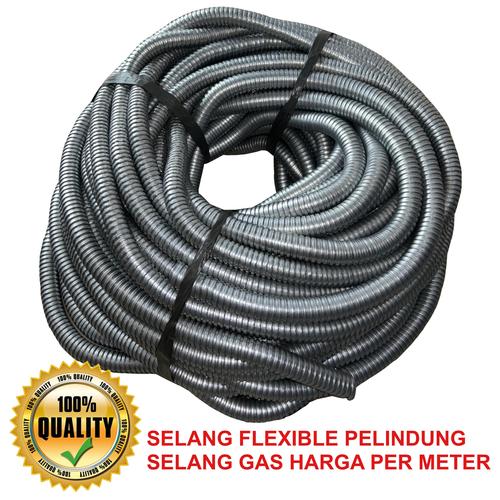 Jual SELANG FLEXIBLE PELINDUNG SELANG GAS HARGA PER METER - PELINDUNG ...