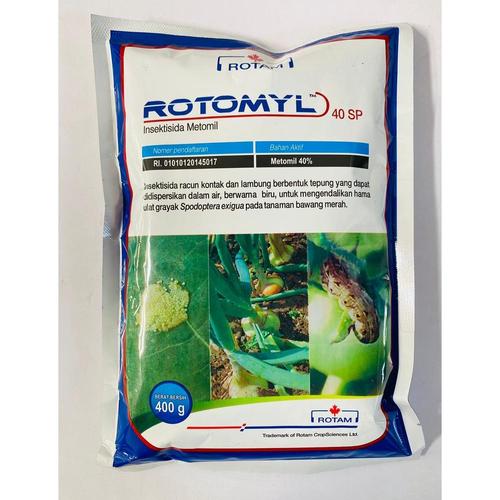 Jual Insektisida Kontak Metomil Rotomyl 40Sp Isi 400Gr Dari Rotam ...