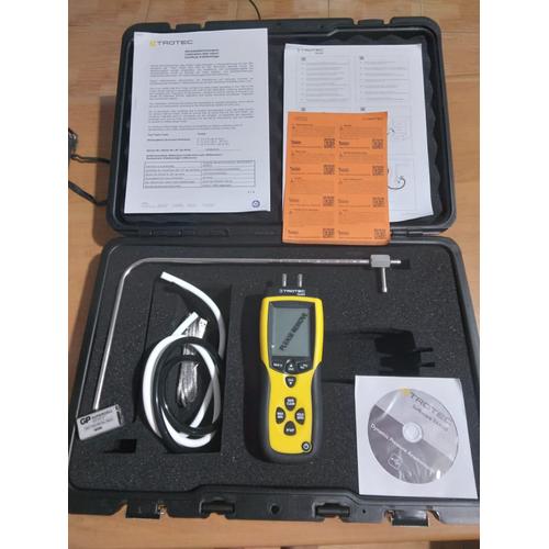 Jual TROTEC TA400 Dynamic pressure anemometer, incl. Cal. Certificate ...