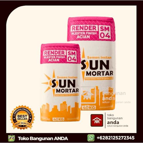 Jual SUN MORTAR 40 Kg Semen RENDER/ACIAN Hebel SM04 - Kota Semarang ...