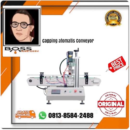 Jual Mesin Capping Otomatis Conveyor / Mesin Press Tutup Botol Kaca ...