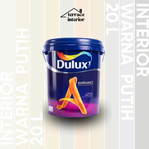 Jual Cat Tembok Dulux Ambiance Interior 20L Putih Gloss - Ivory Sparkle ...