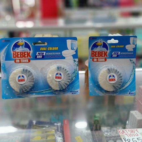 Jual Bebek In Tank In-Tank Bluey Twinpack Dual Colour Putih Biru Toilet ...
