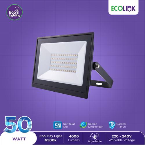 Jual Ecolink Lampu Sorot Tembak Outdoor LED Flood Light 50W Putih Cool - Jakarta Barat - Eco ...