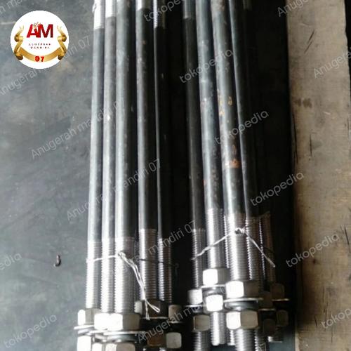 Jual costum treakstang / stud bolt sesuai ukuran bahan st37,,St41 ...