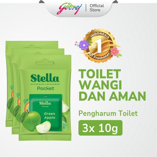 Jual Stella Pocket Bathroom Pengharum Kamar Mandi Fresh + Protect - Green - isi 3 - Jakarta ...