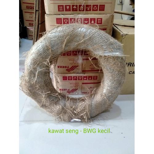 Jual Kawat Galvanis / Kawat seng putih BWG 12/ 14/16/18/20/22/24 per ...