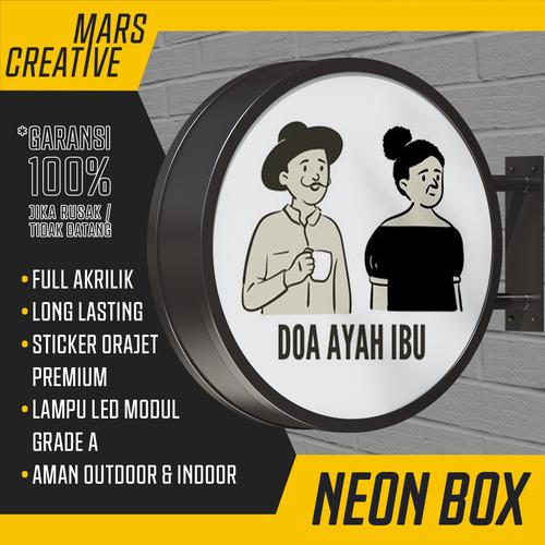 Jual PALING MURAH | Neon Box Untuk Indoor dan Outdoor Ukuran 100cm x ...