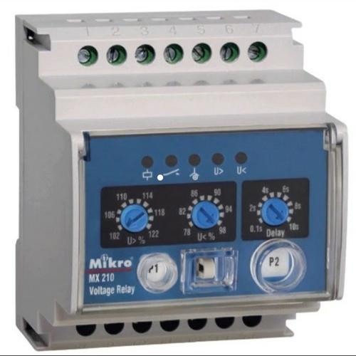 Jual Mikro Under & over Voltage MX210A phase loss & Seq relay 1/3 ph ...