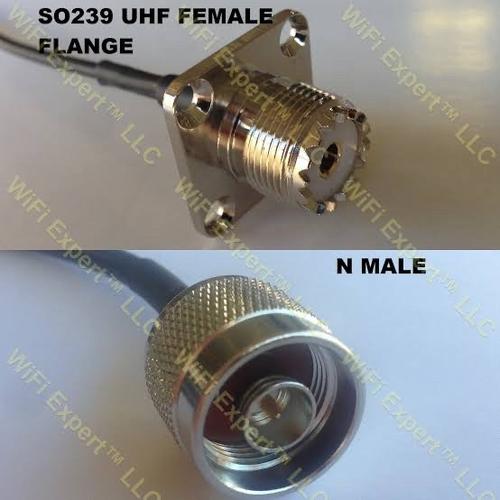 Jual Kabel Jumper Rg58 SO239 PL female Flang ke N male Panjang 30CM - Jakarta Barat - PT.MJIN ...