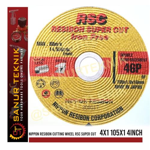 Jual NIPPON RESIBON Cutting Wheel RSC Super Cut / Batu Potong 4x1 105x1 ...