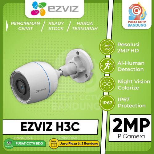 Jual EZVIZ H3C 2MP Outdoor Smart Wi-Fi Camera IP Camera CCTV Waterproof ...
