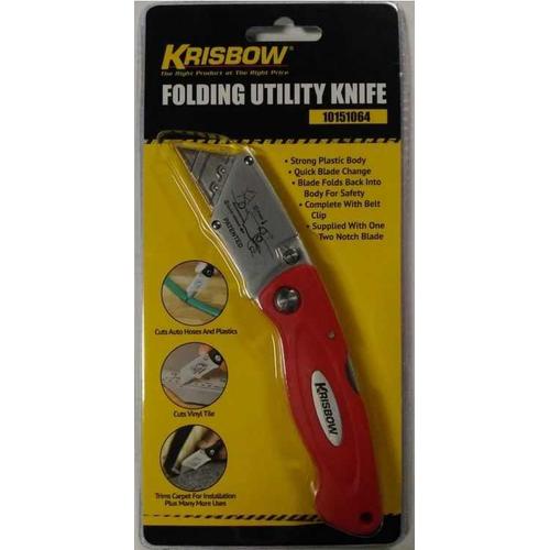 Jual KRISBOW FOLDING UTILITY KNIFE LRUKF1 10151064 - Jakarta Utara ...