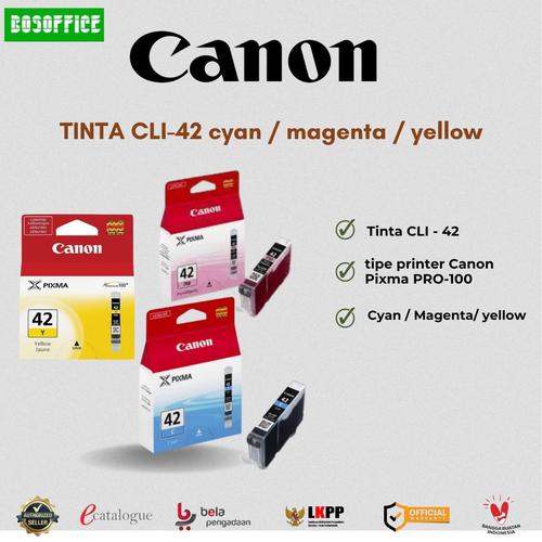 Jual Tinta Printer Canon Tipe CLI-42 Varian C/M/Y - Jakarta Barat ...