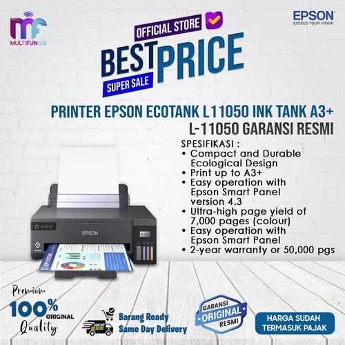 Promo Printer Epson EcoTank L11050 Ink Tank A3+ L-11050 Garansi Resmi Cicil 0% 3x - Jakarta ...