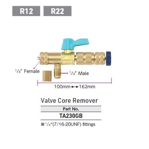 Jual TASCO Valve core remover TA230GB exchanger R22 R12 alat buka cabut ...