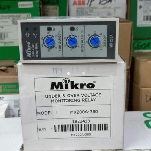 Jual Mikro MX200-380 Over under voltage relay / MX200 - Jakarta Barat - Electricalstore_89 ...