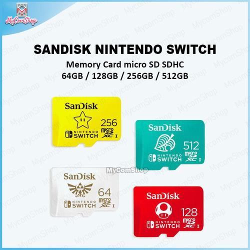 Jual SANDISK MICRO SDXC FOR NINTENDO SWITCH MEMORY CARD - 256GB ...