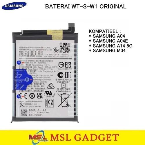 Jual Baterai Samsung Galaxy A04 / A04E / A14 5G / M04 WT-S-W1 Original ...