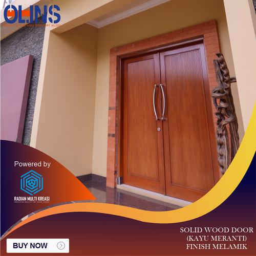Jual Pintu Solid Meranti Fin Melamic/ Daun Pintu Solid Jepara - Kota ...