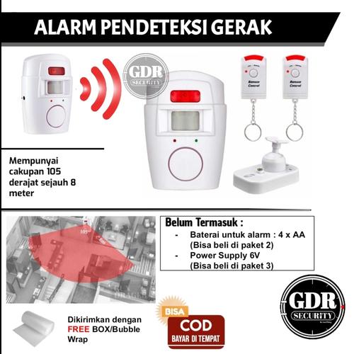 Jual Alarm Sensor Gerak / Alarm Pendeteksi Gerak / Alarm Infrared ...