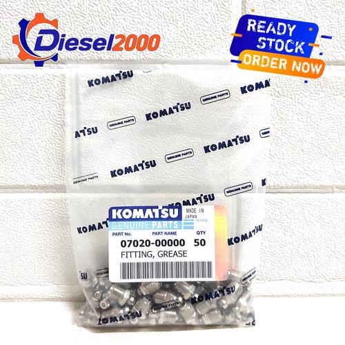 Jual 07020-00000 FITTING GREASE NEPEL GEMUK LURUS KOMATSU D31P-18 D31P ...
