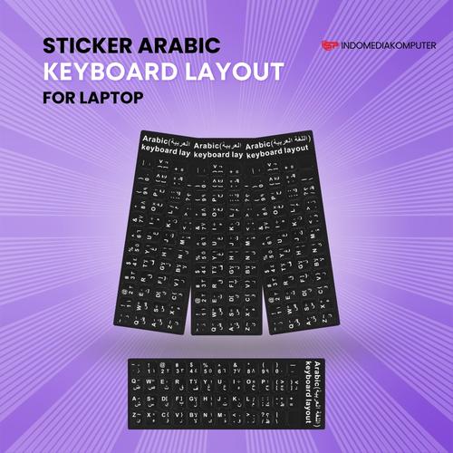 Promo STICKER ARABIC KEYBOARD LAYOUT FOR LAPTOP - Kab. Sleman ...