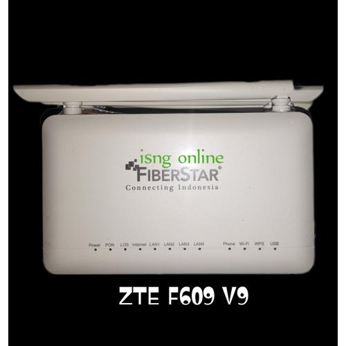 Jual Router ONT GPON ZTE F609 V9 Fiberstar bkn V1 V2 V3 - - Adaptor ...